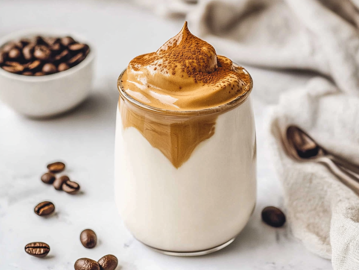 Make Dalgona coffee at home 10 MIN easy step by step Recipe